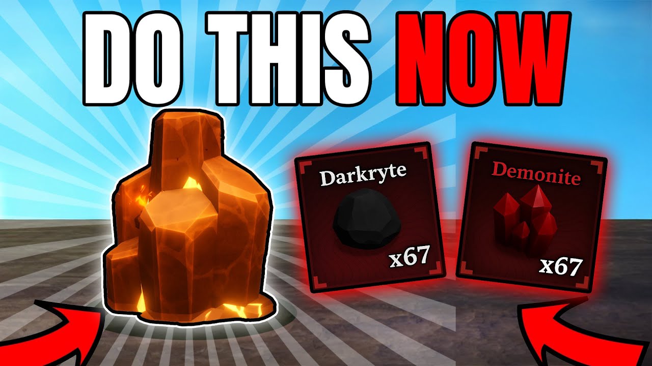 Do This TO FARM DEMONITE Fast In The Forge! - Farm Demonite & Darkryte ...