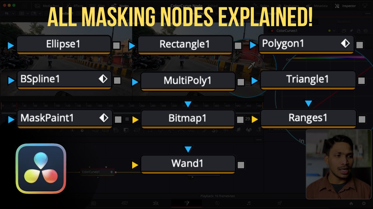 DaVinci Resolve Fusion Masking: Complete Guide to All Mask Nodes ...