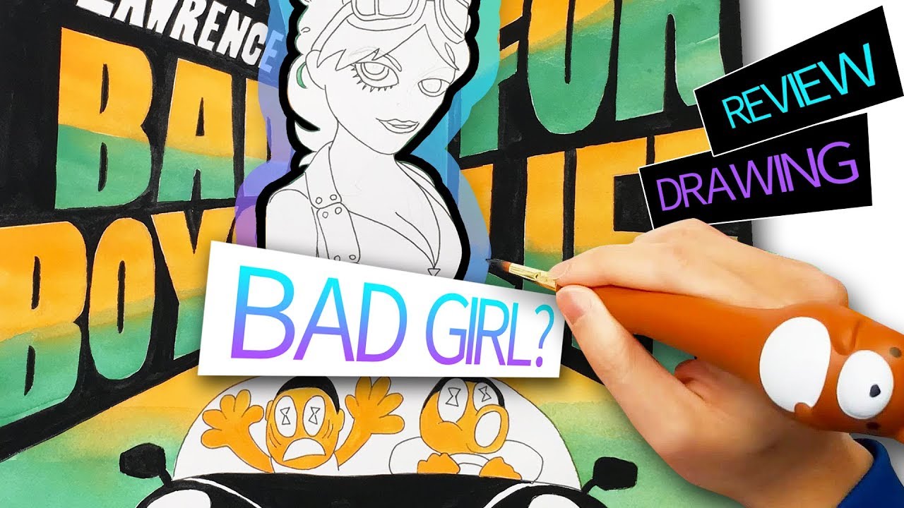 Drawing Bad Boys for Life Easy | Drawing Bad Boys for Life Simple - YouTube