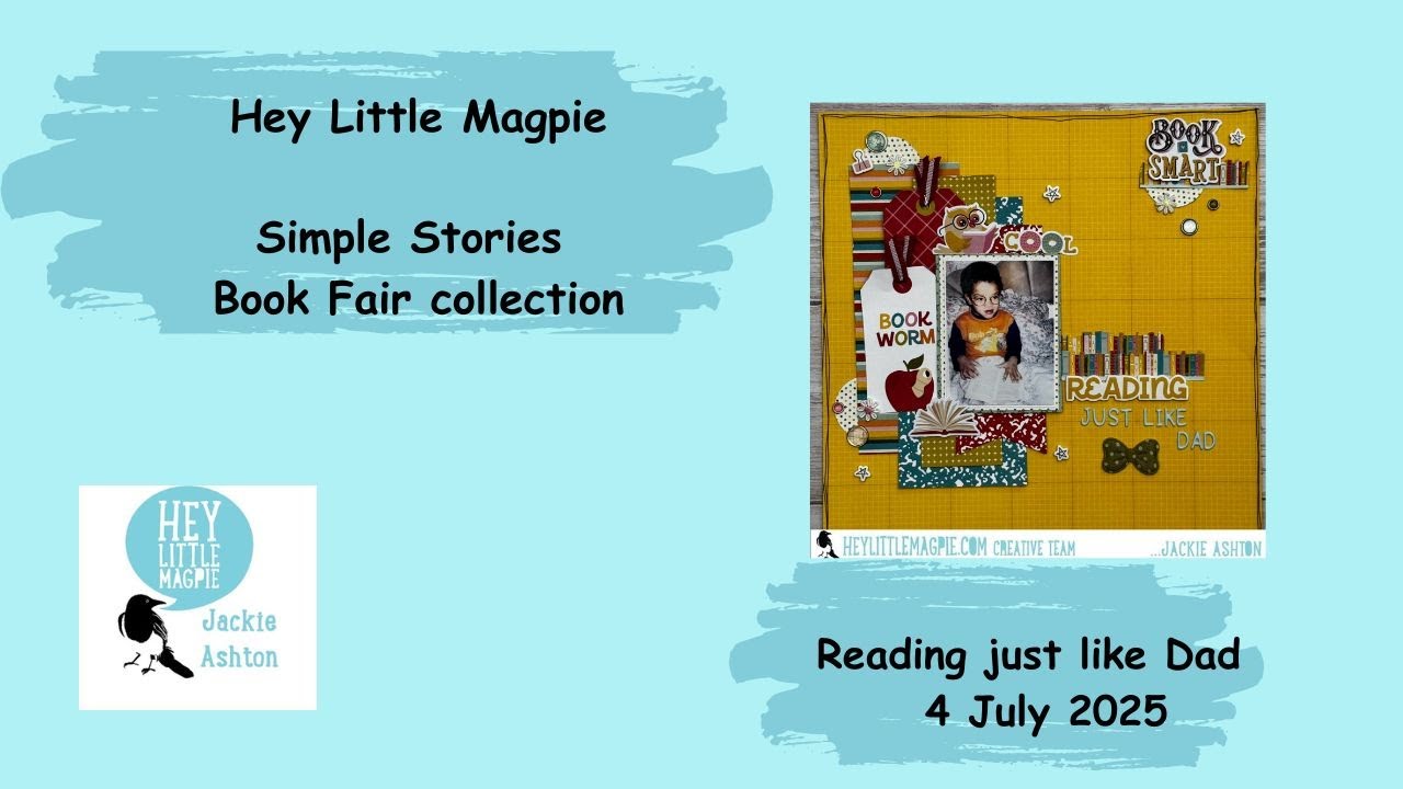 Simple Stories - Book Fair / Hey Little Magpie Embellishment kit ...