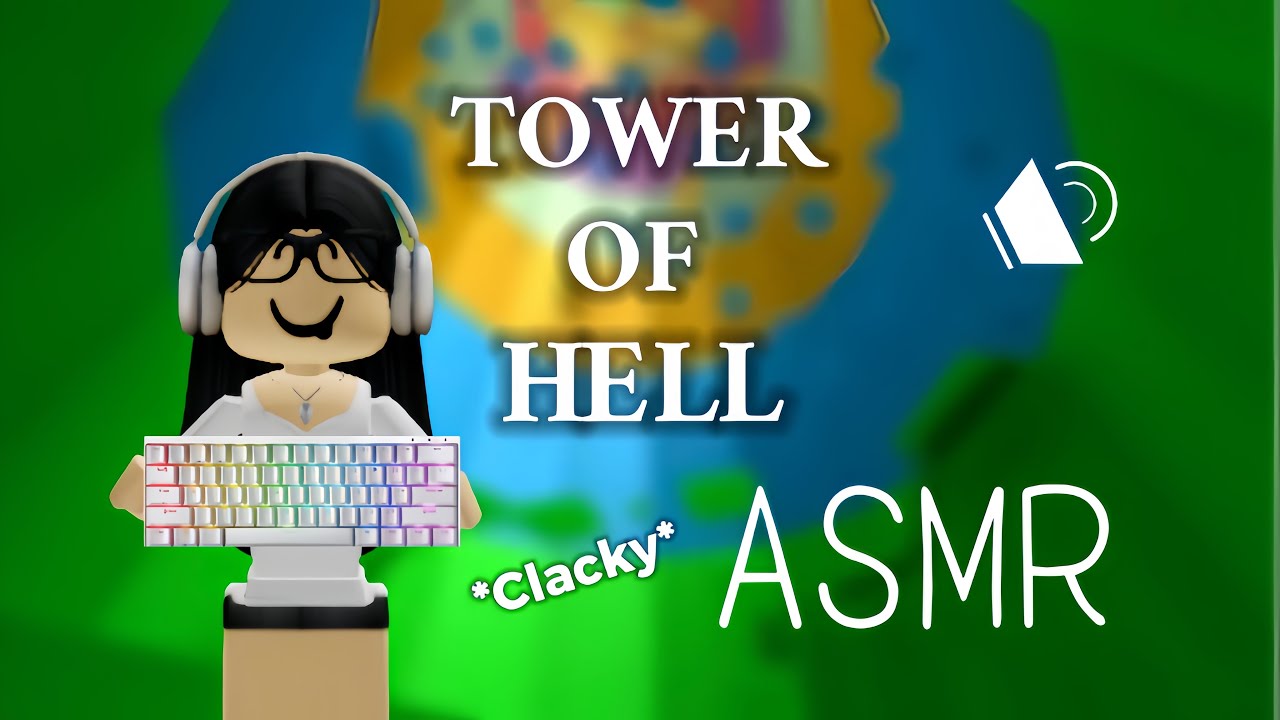 TOWER OF HELL KEYBOARD ASMR💞 (NOOB GAMING) - YouTube