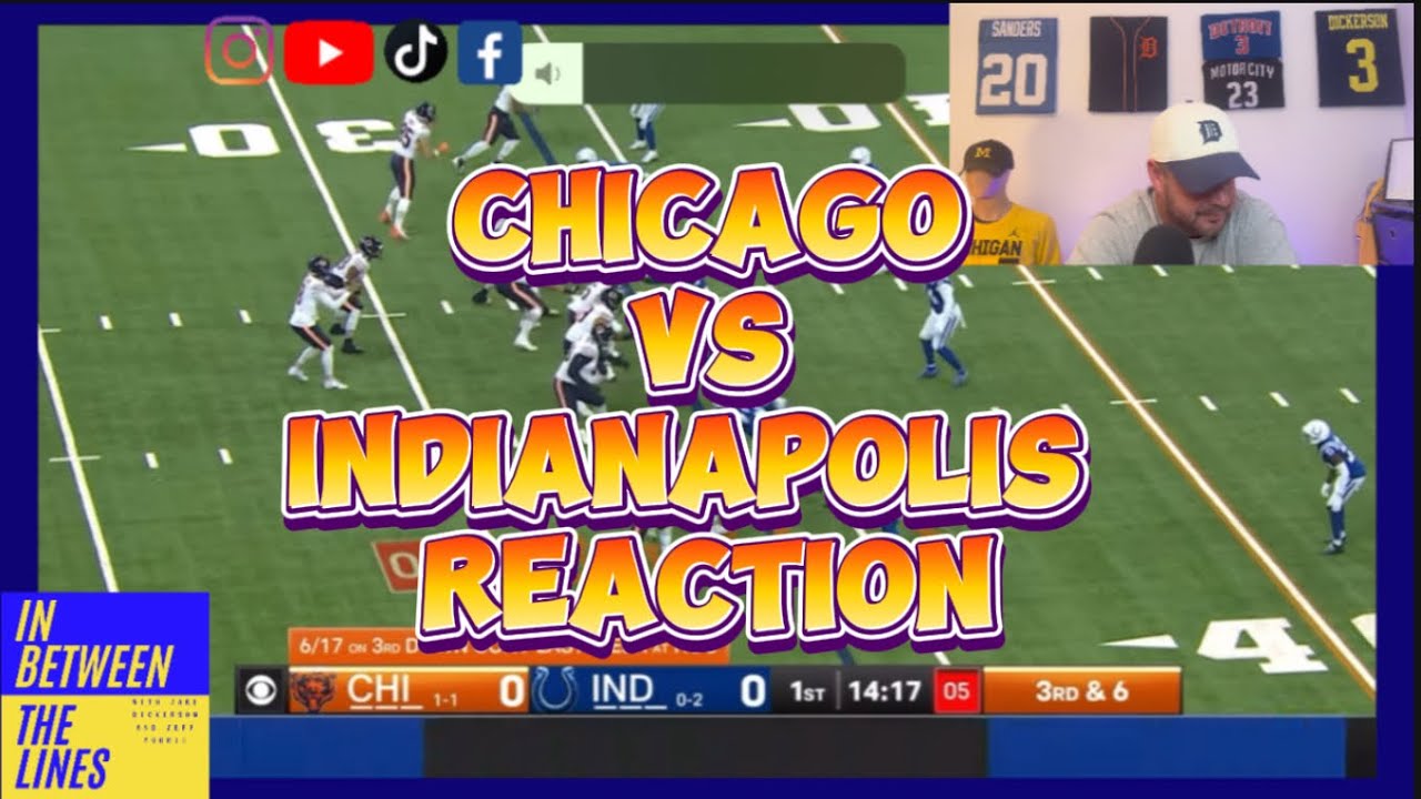 Chicago Bears vs Indianapolis Colts Week 3 Reaction - YouTube