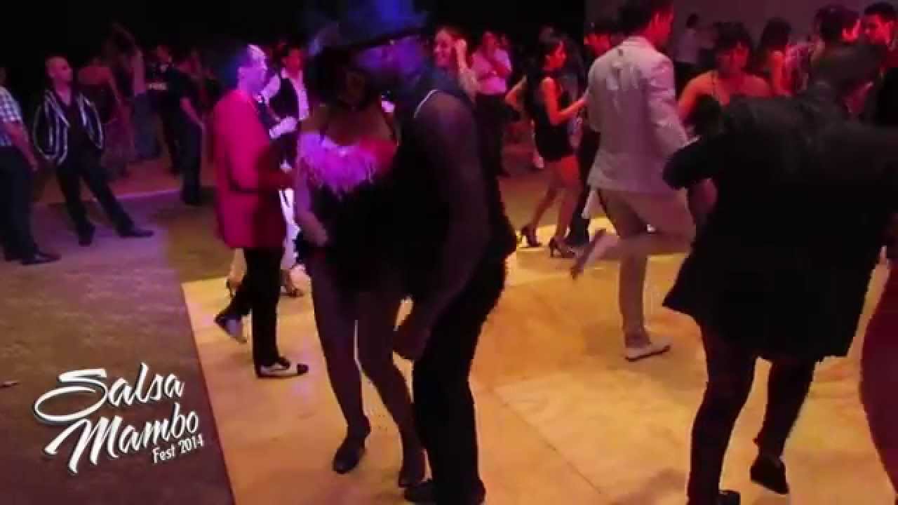 Leon Rose Social Dancing - Salsa Mambo Fest 2014 - YouTube