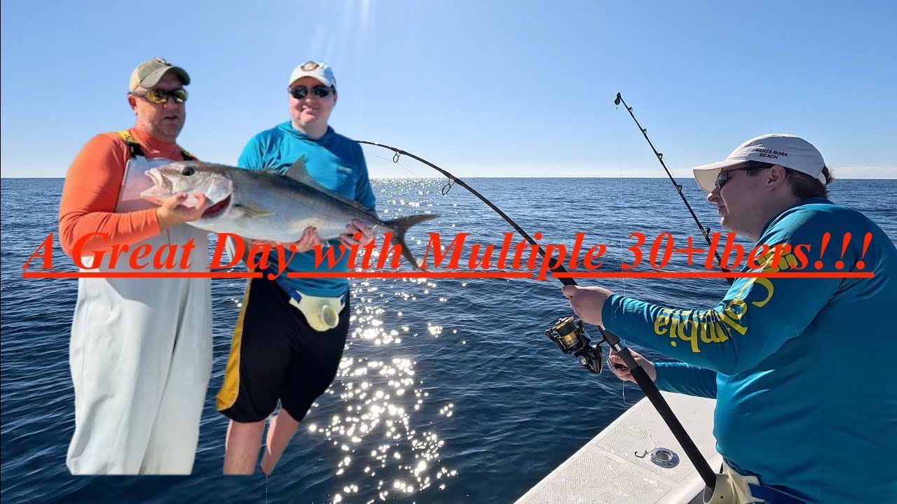We had an AMAZING day with multiple 30 plus pound fish!!! - YouTube