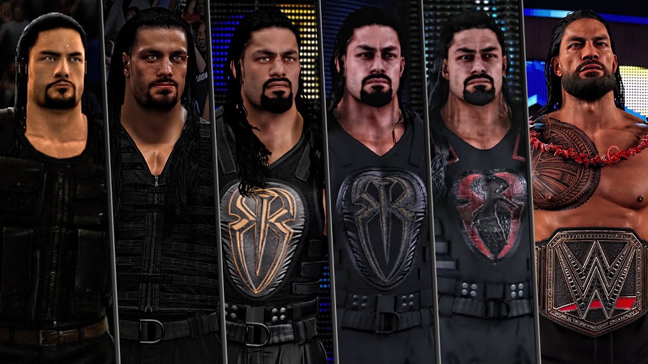 WWE 2K23 - Roman Reigns Entrance Evolution in WWE Games! ( WWE 2K14 To ...