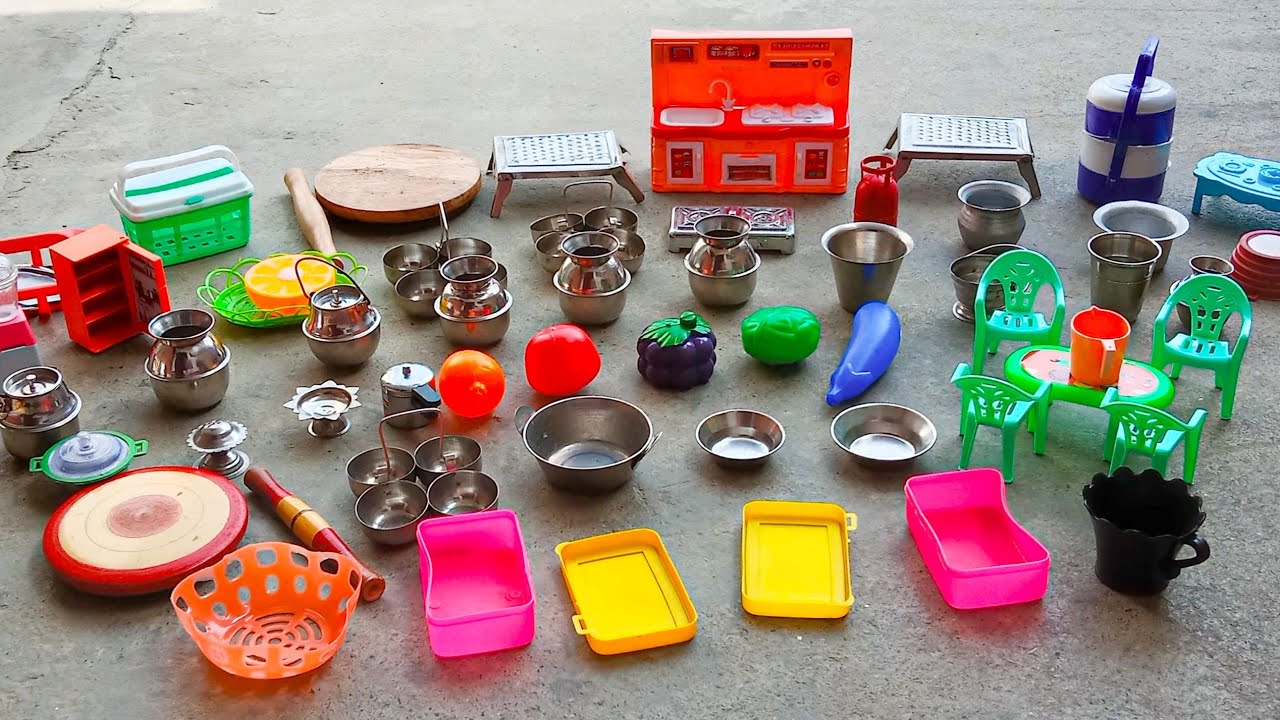 Amazing Mini Kitchen Set l Mini Latest Steel And Steel And Plastic ...