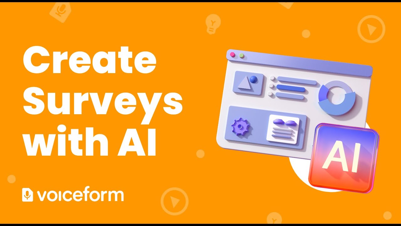 Generate surveys using AI with Voiceform - YouTube