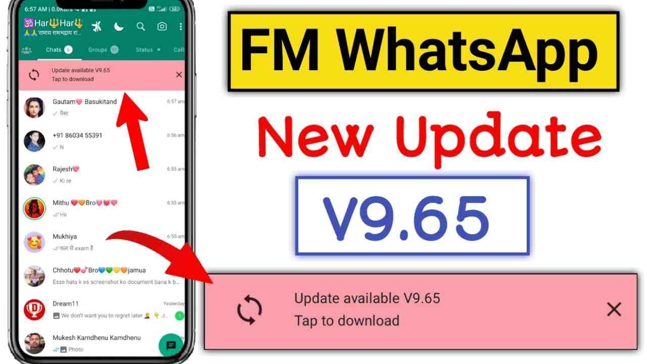 FM WhatsApp V9.65 Update Kaise Kare| How To Update Fm WhatsApp | FM ...