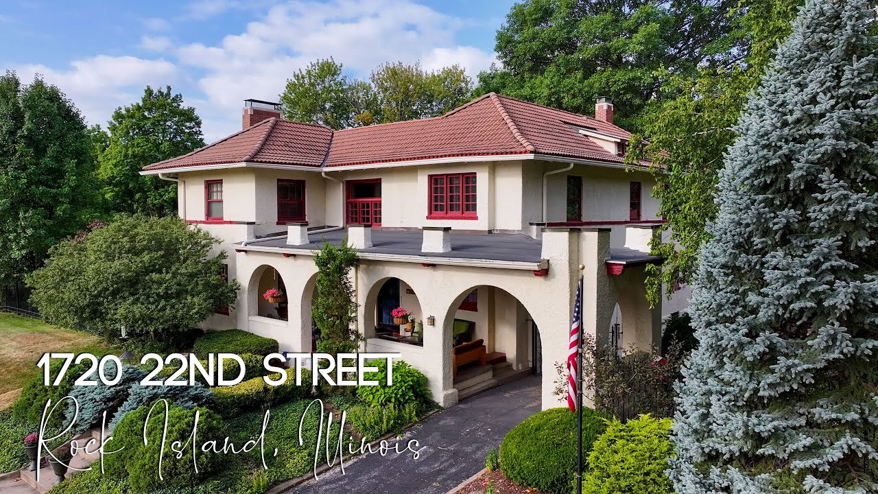 1720 22nd Street - Rock Island, Illinois 1911 Spanish Colonial Revival ...