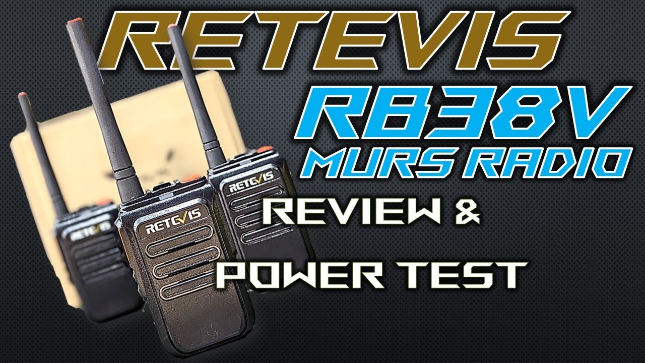 Retevis RB38V MURS Radio Review - YouTube