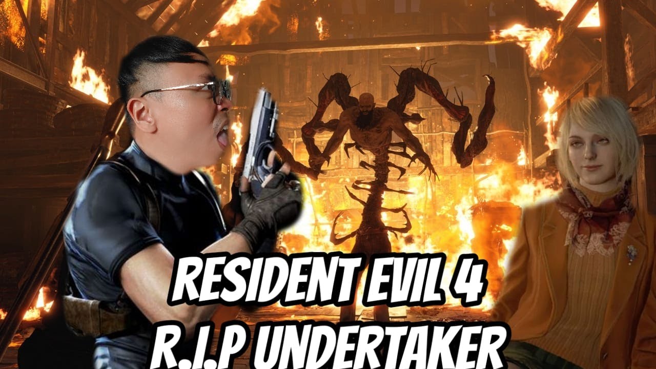 Resident Evil 4 Part 9 : The death of R.E undertaker !!! - YouTube