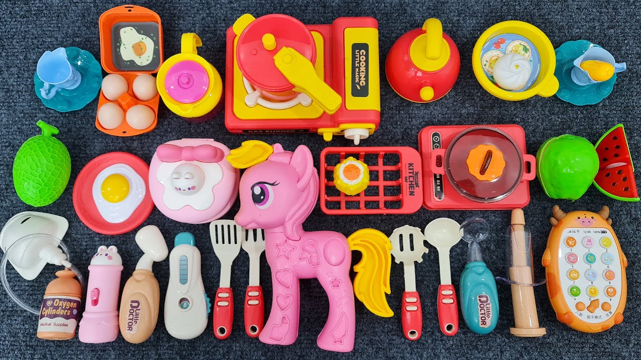 10 Minutes Satisfying With Mixing Mini Cute Kitchen Set, Doctor Toys ...