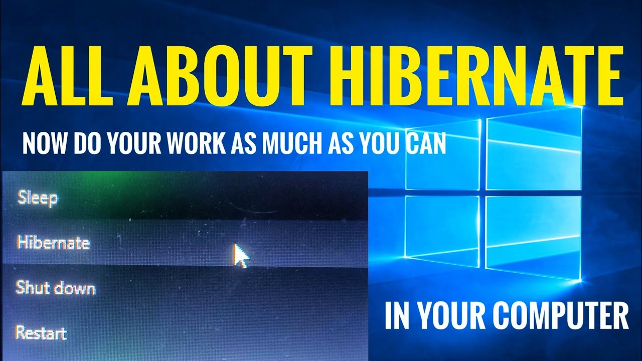 What Is Hibernate And Where To Use How To Enable Hibernate Option On Windows 10 In Assamese
