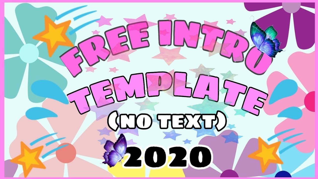 TOP 10 CUTE INTRO TEMPLATE NO TEXT(NO COPYRIGHT ) |LINK IN THE ...