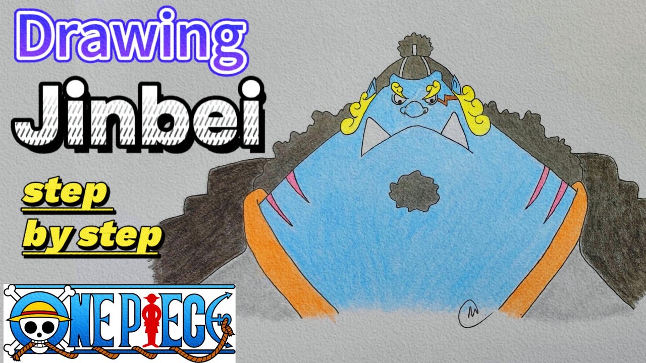 How to draw Jinbei #onepiece #jinbei #luffy #anime #artvideo #drawing # ...