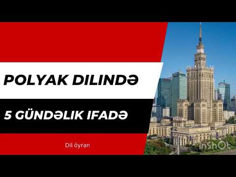 Polyak dilində ən çox işlənən beş ifadə| Asan izahda polyak dili| polyak dili öyrən @Polshani_keshf_et