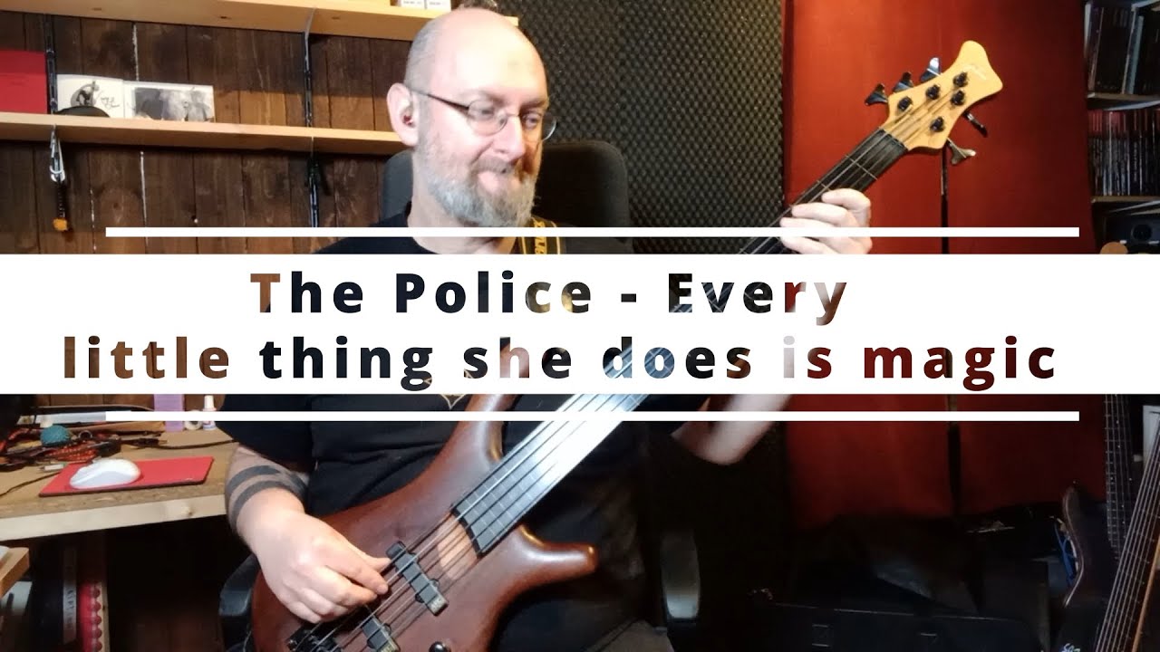 317 The Police Every little thing she does is magic bass cover - YouTube