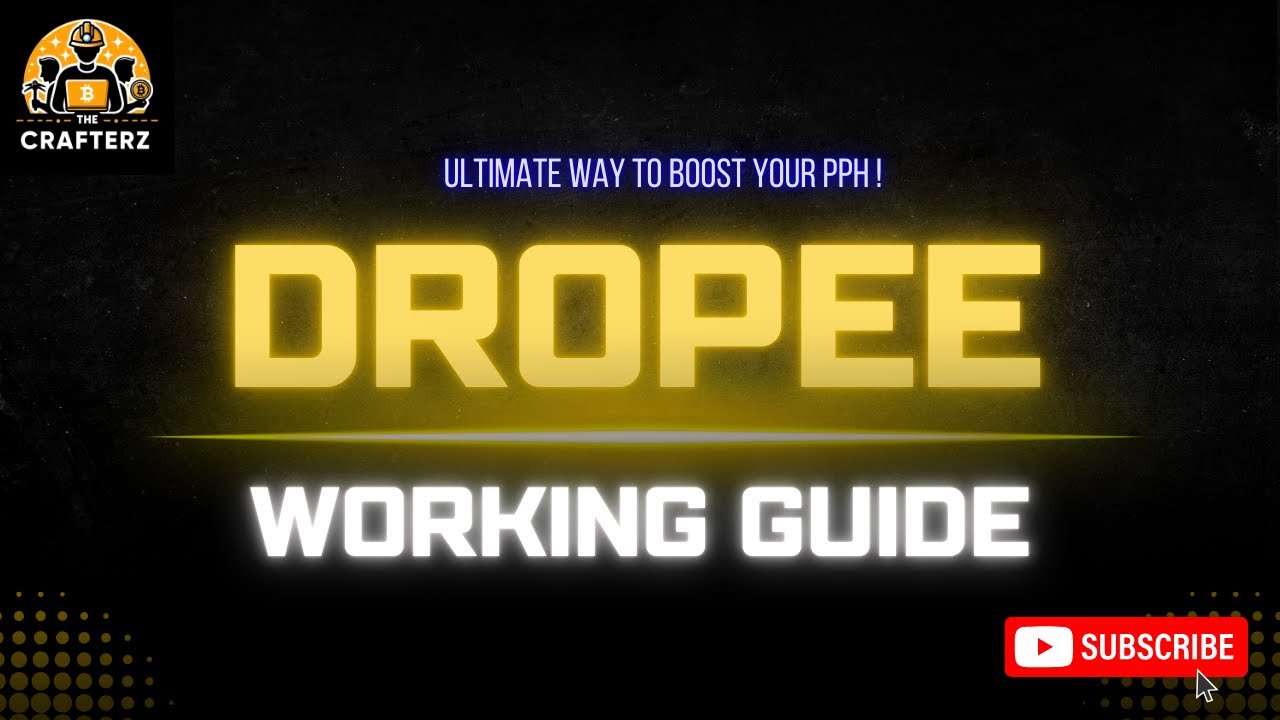 How to Work on Dropee? Online Earning through Airdrops - YouTube
