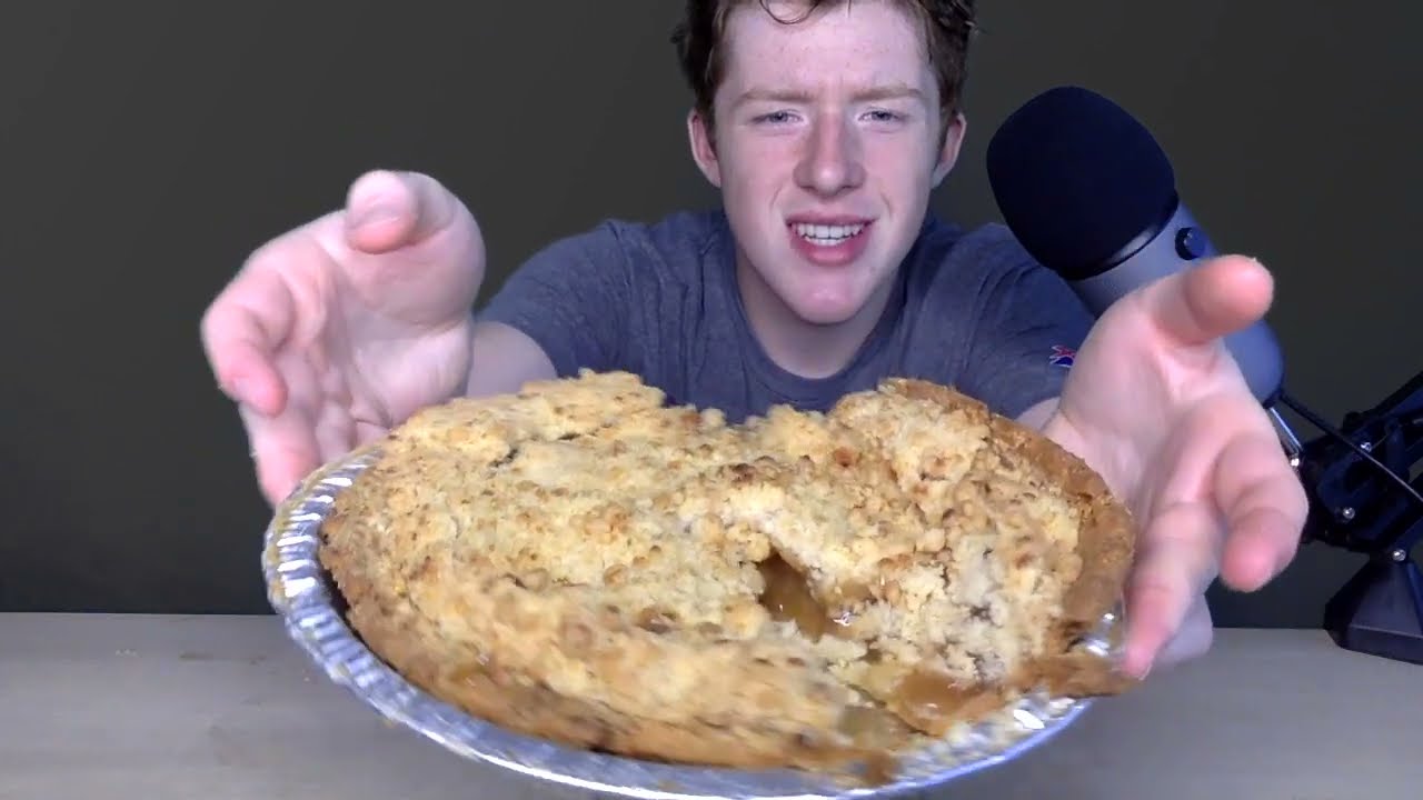 (ASMR) Dutch Apple Pie Dessert Mukbang - YouTube