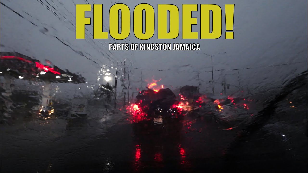 Heavy Rain Kingston Jamaica in 4K - YouTube
