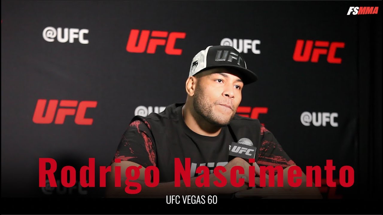 Rodrigo Nascimento UFC Vegas 60 media day interview - YouTube