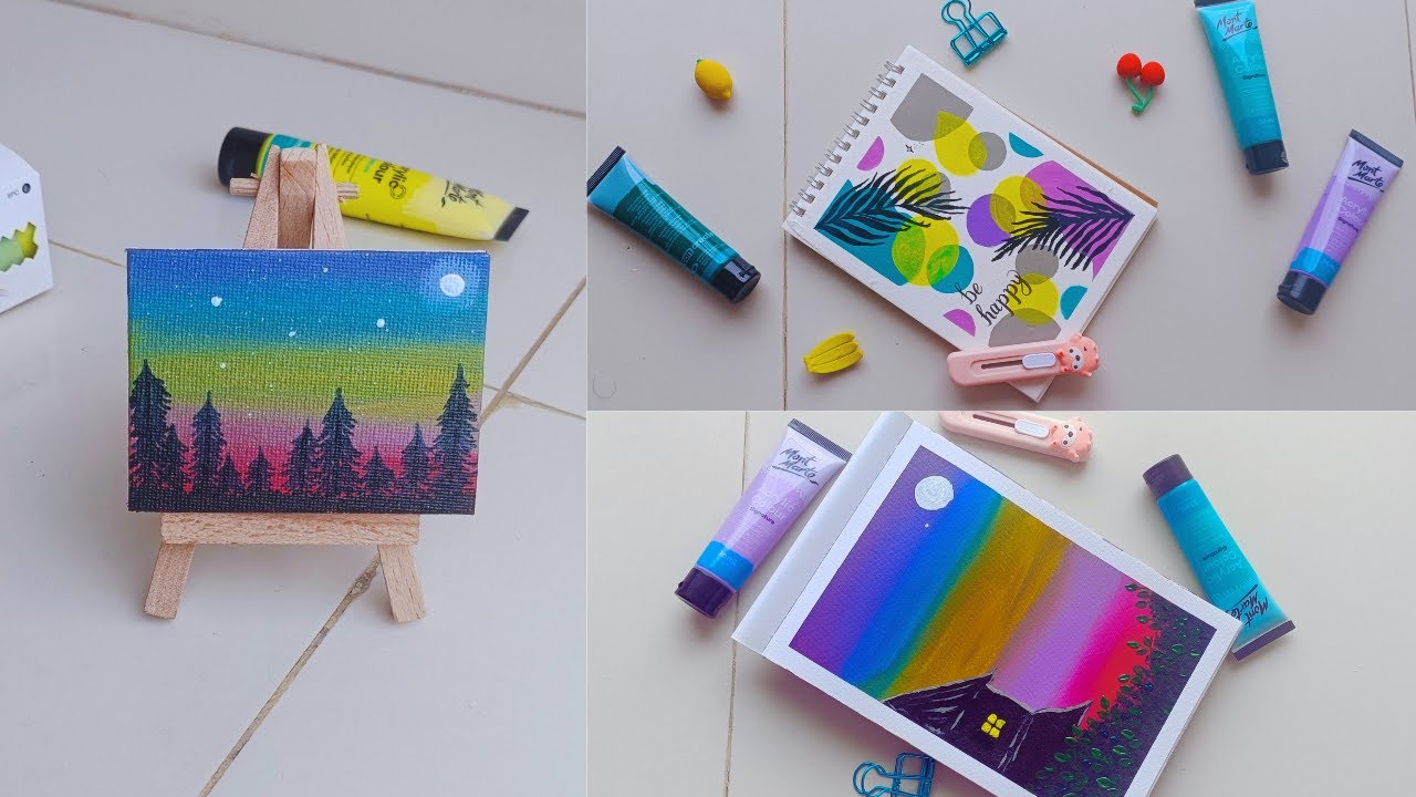 DIY: Acrylic Painting Ideas for Beginners - YouTube