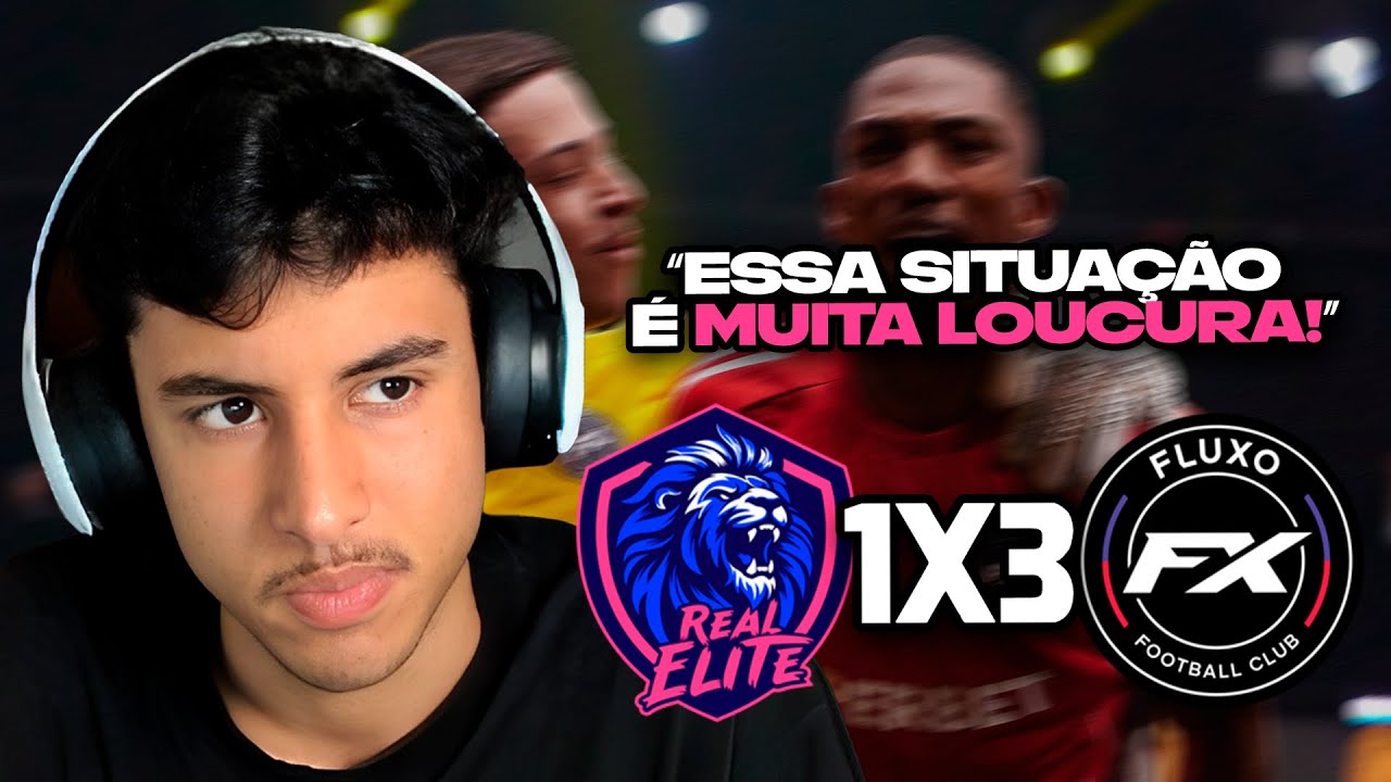 RENATO REAGE: REAL ELITE 1 X 3 FLUXO - MELHORES MOMENTOS E TUDO QUE ...