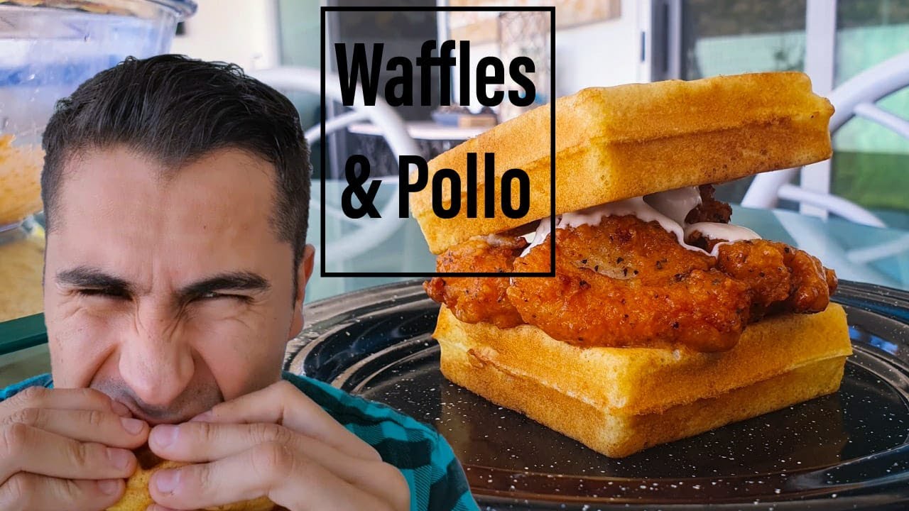 Waffles con Pollo Bien Belgas! por Mando Del TEAM FOODIANDO. (Buffalo ...