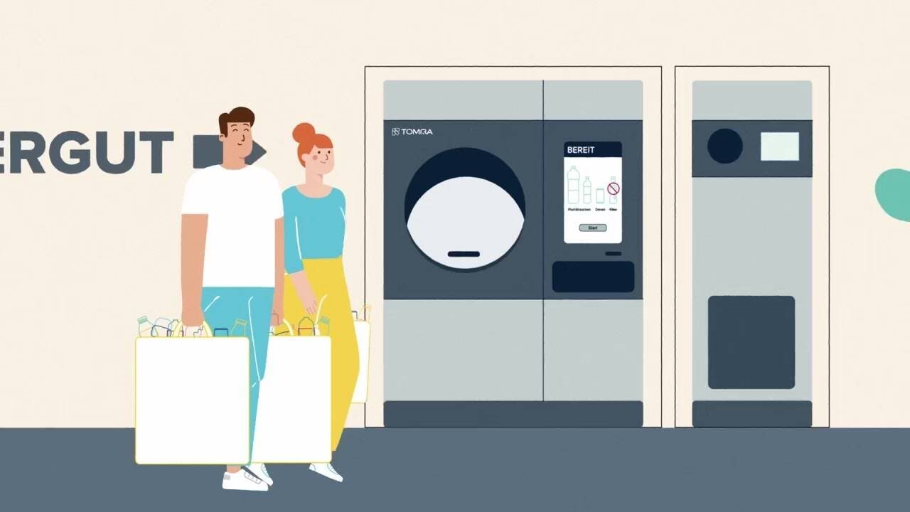 Viel Pfand? Dieser Pfandautomat nimmt 100 Pfandflaschen auf einmal ...