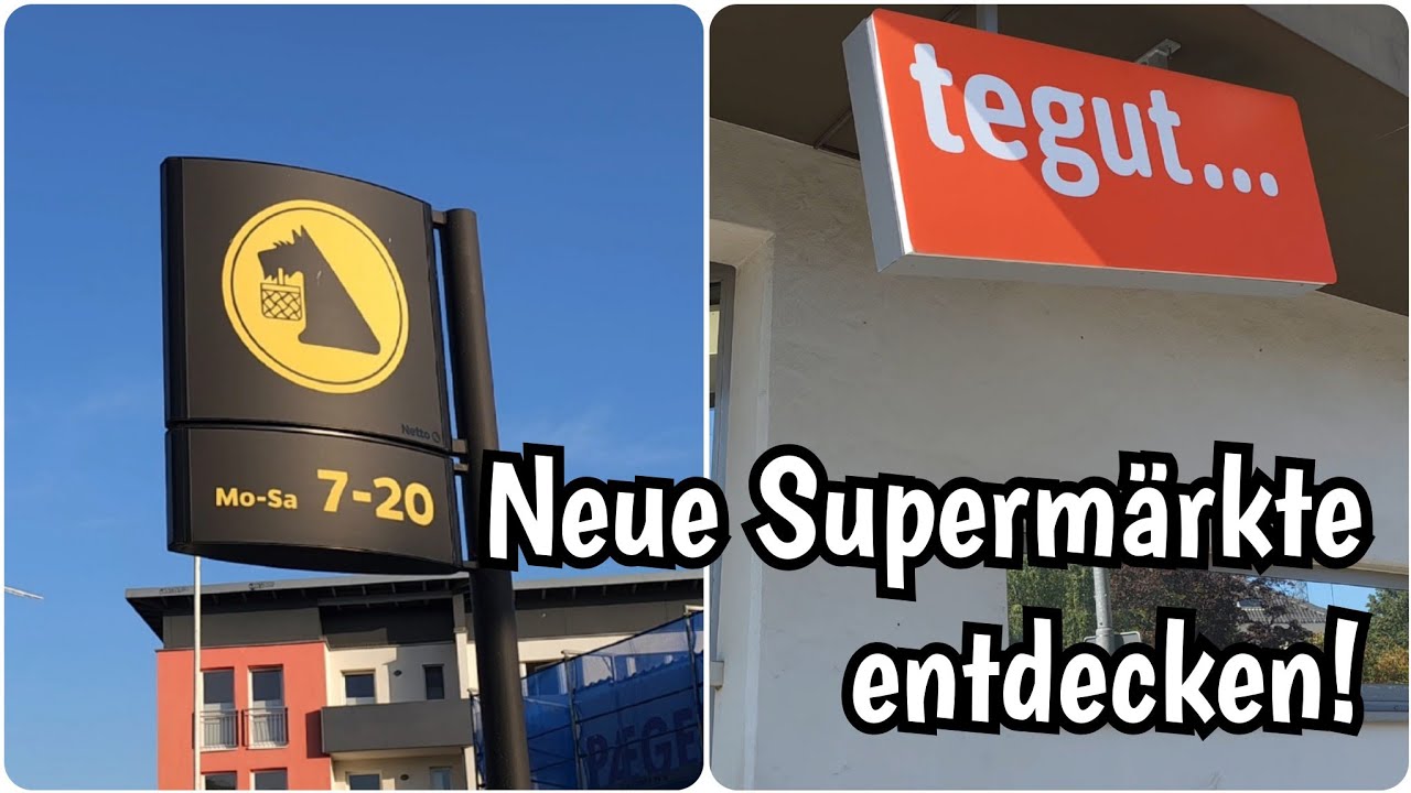 Ein Besuch beim Netto (mit Hund) und tegut Supermarkt - YouTube
