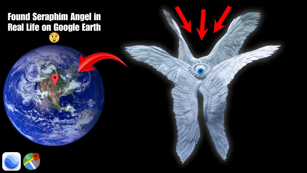 Found Seraphim Angel in real life on Google Earth! #googleearth # ...