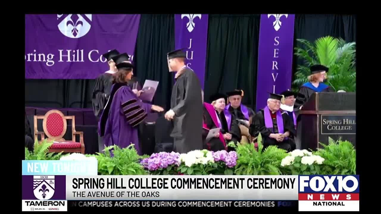Spring Hill College holds commencement ceremony - YouTube