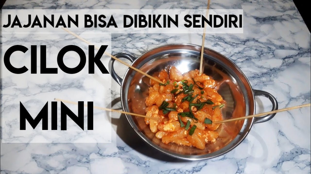 CIMIN| cilok mini/aci telur| JAJANAN BANDUNG| GINI CARA GAMPANG ...