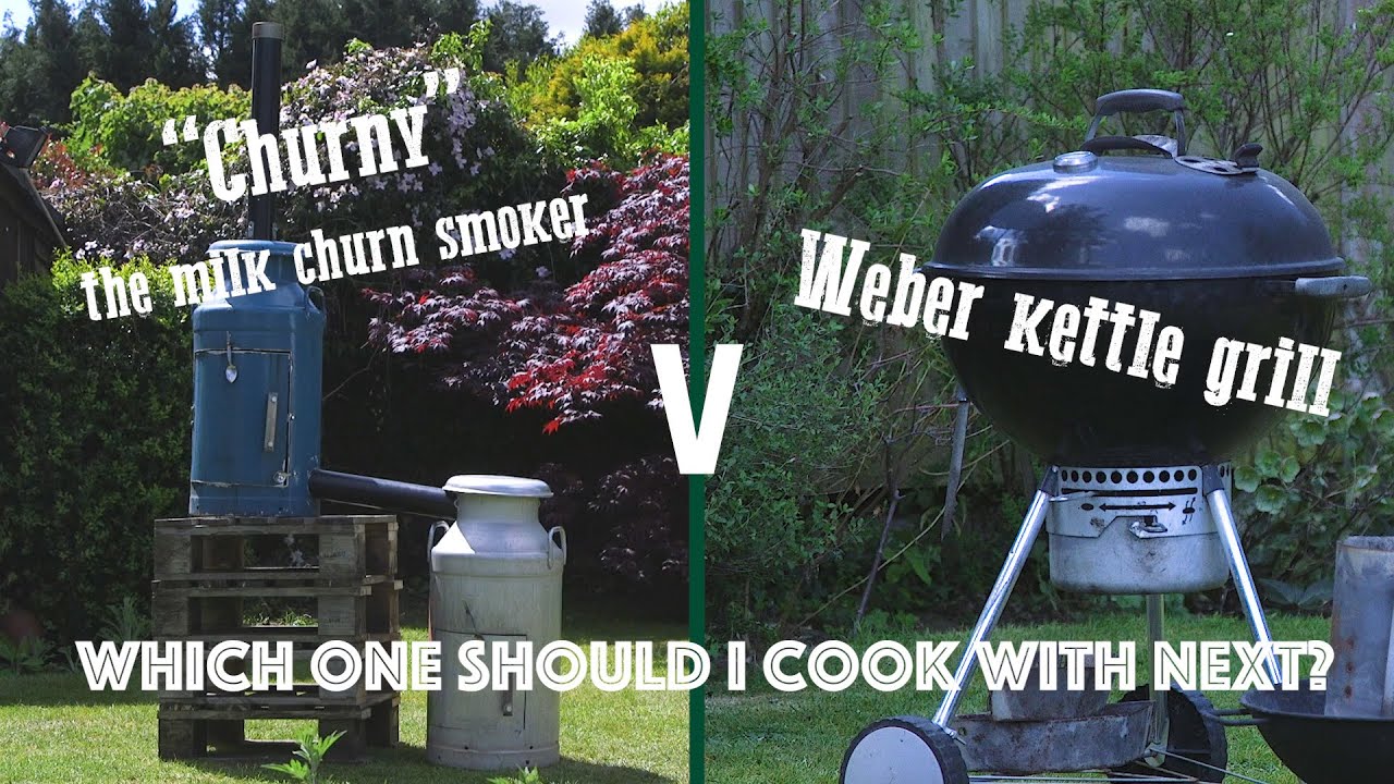 Custom Built BBQ Smokers - Meet Churny, the Milk Churn Smoker - YouTube