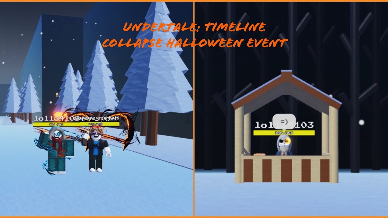 Undertale: Timeline Collapse : new Halloween Event character showcase ...