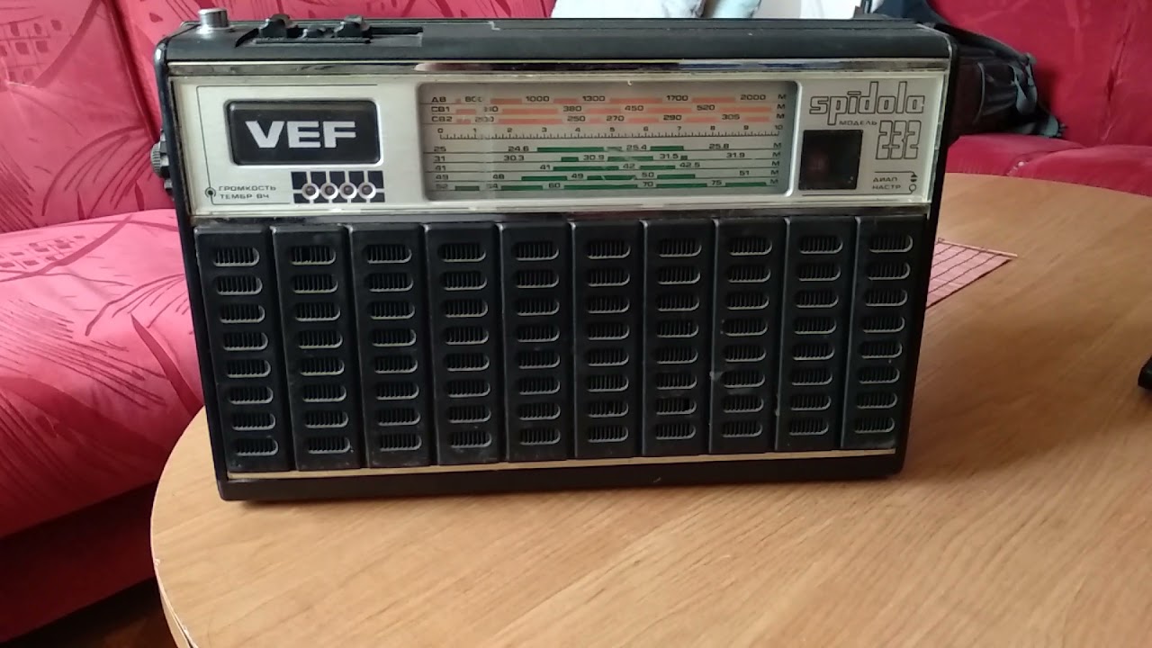 VEF Spidola 232 retrofit - YouTube