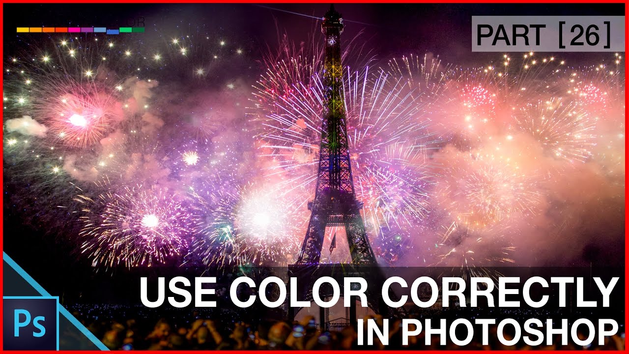 Photoshop Color Basics Tutorial - Photoshop Eye Dropper and Color ...
