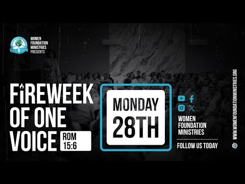Fire Week of One Voice (Day 1) Rom 15:6 - Apostle Mignonne Kabera - YouTube
