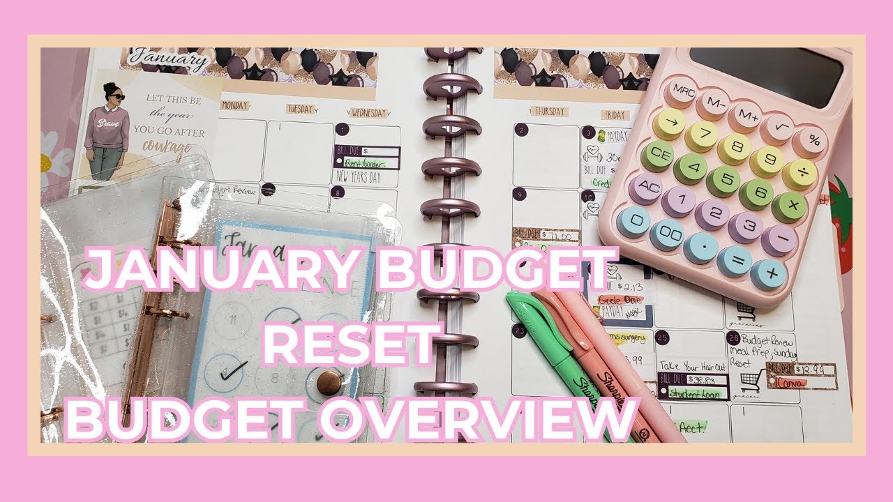HAPPY NEW YEAR! January Budget Reset & Overview - YouTube