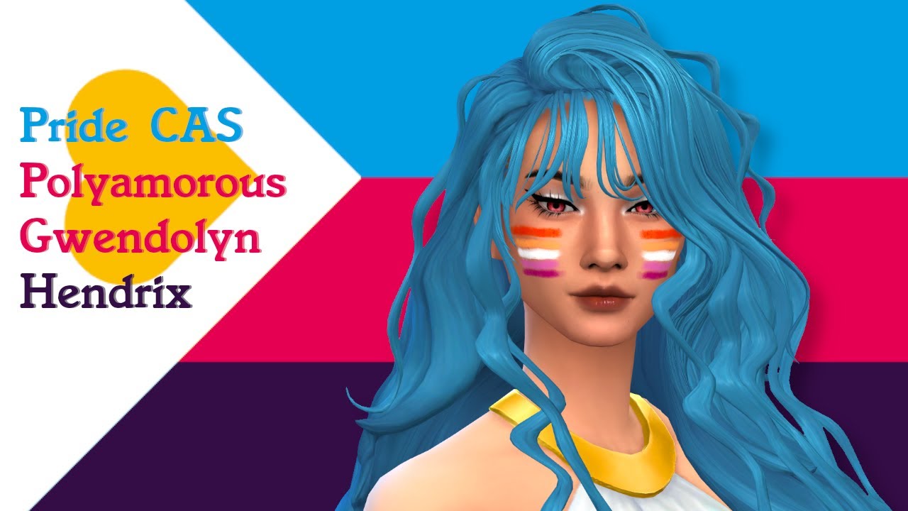 The Sims 4: Polyamorous CAS Gwendolyn Hendrix ️ - YouTube