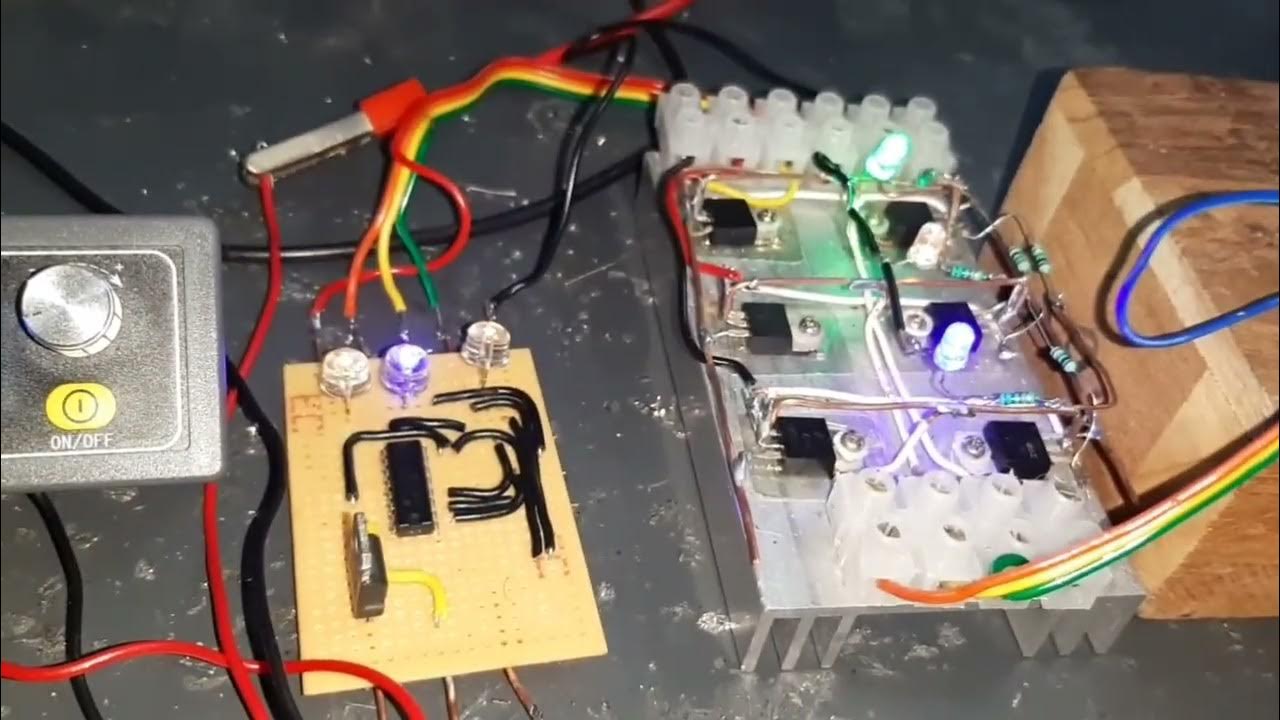 Home made bldc controller 3wire system (type-4) - YouTube