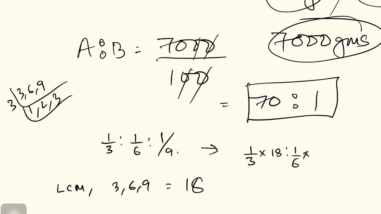 Ratio and proportion part 1 introduction and problems on ratio - YouTube
