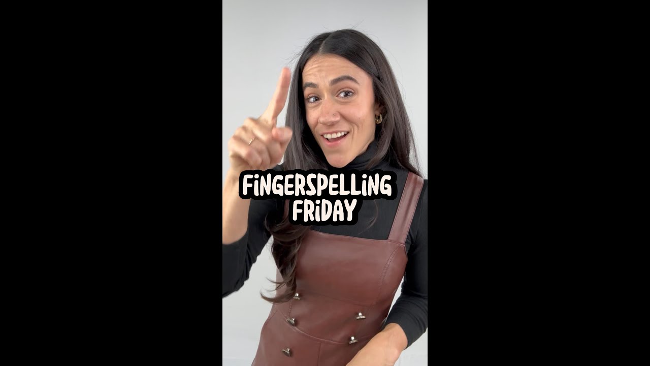 Fashion | Fingerspelling Receptive Practice | The ASL Shop - YouTube