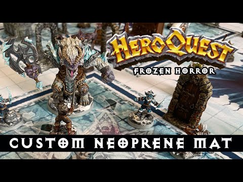 HeroQuest Frozen Horror 3x3ft Custom Board - YouTube
