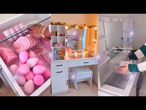 Satisfying Vanity Restock | 11 minutes of Cleantok Beauty ASMR - YouTube