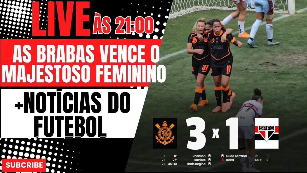AS BRABAS VENCE O MAJESTOSO - YouTube