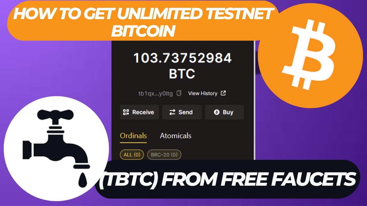 How to Get Unlimited Testnet Bitcoin (tBTC) from Free Faucets - YouTube