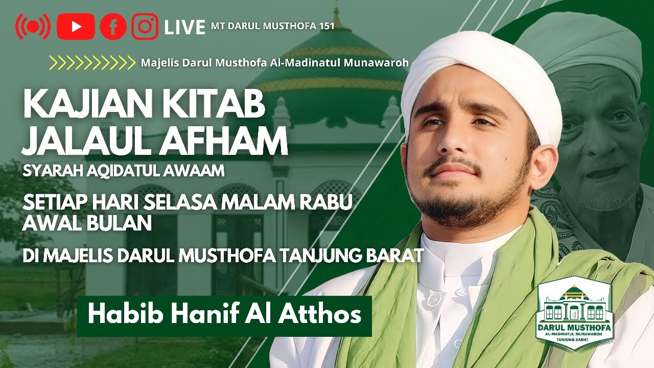 🔴 LIVE | Kajian Kitab Jalaul Afham Syarah Aqidatul Awaam | Habib Hanif ...