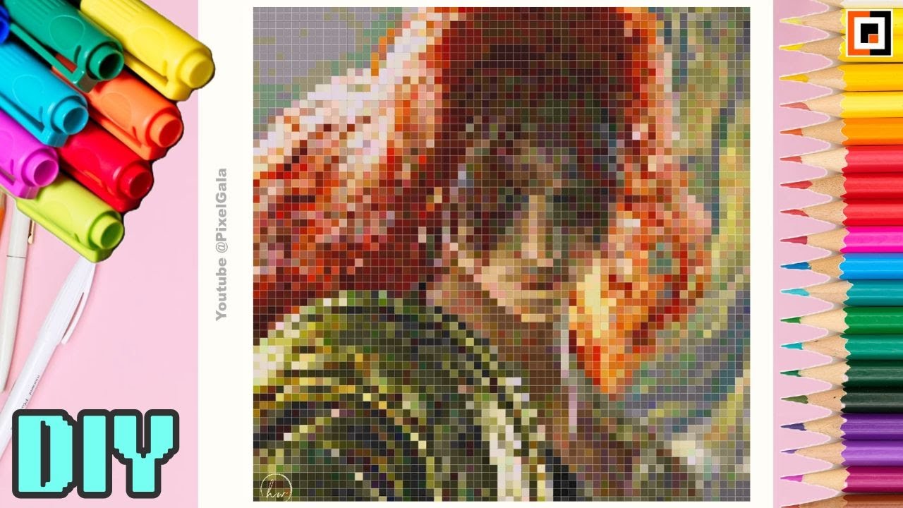 "Malenia (Elden Ring)" Pixel Art DIY Pixel by Pixel Guide - YouTube