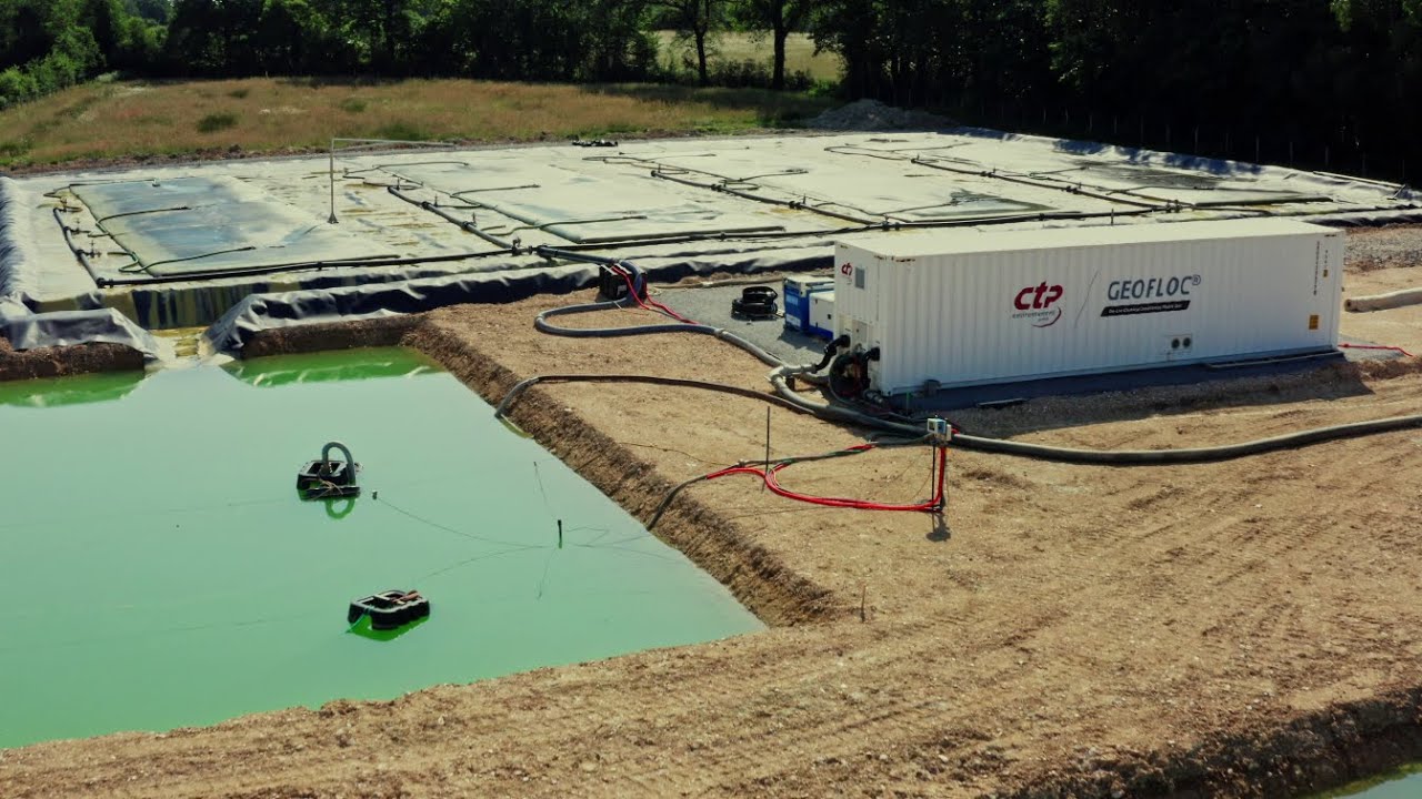 Geofloc® mobile unit on customer site - YouTube